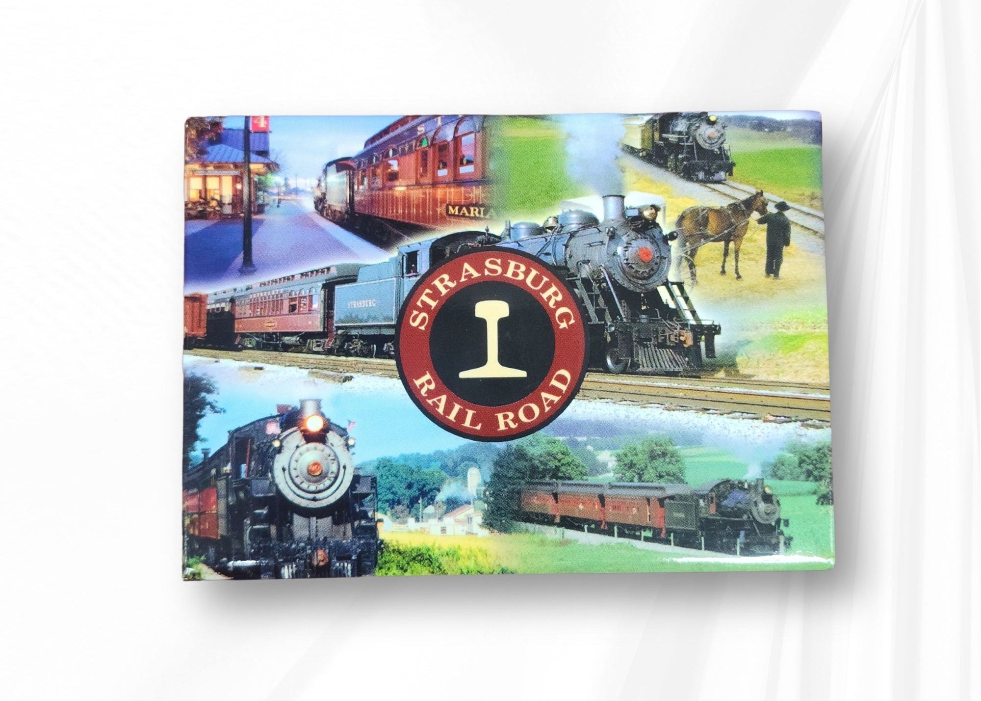 Magnet - SRR Photo Collage Rectangle – Retail at Strasburg Rail Road