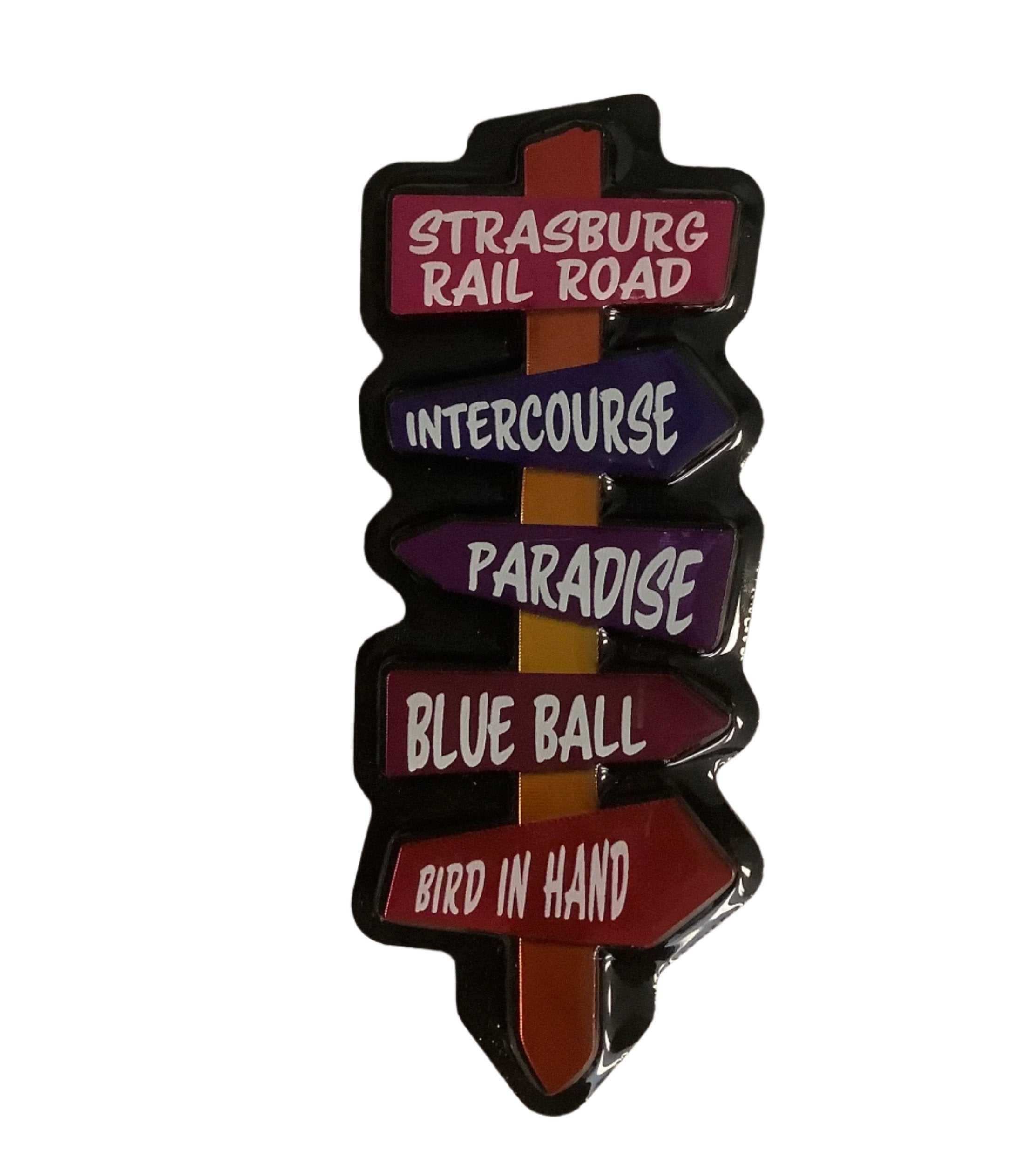 Magnet - SRR foil Road Sign – Retail at Strasburg Rail Road